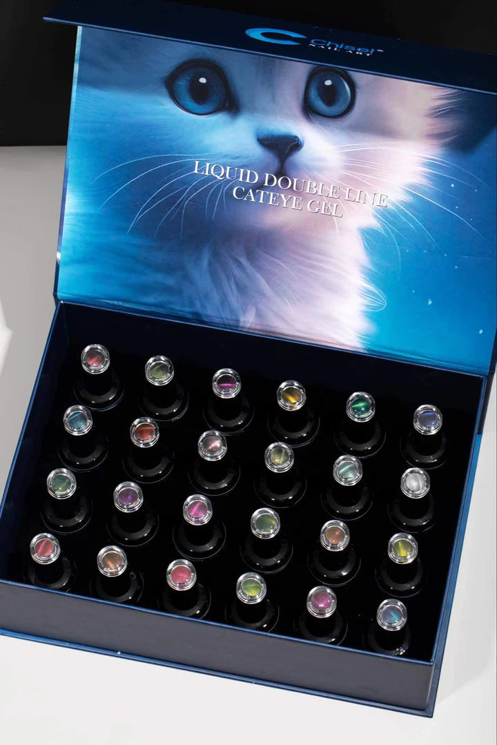 Double Line Cat Eye – Chisel Nail Arts